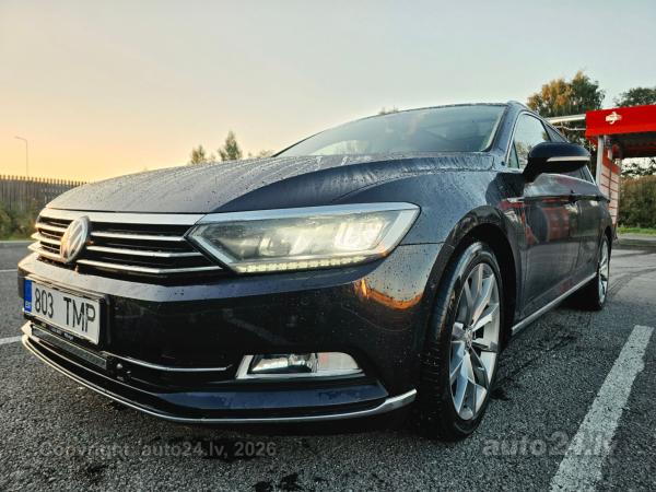 Black Volkswagen Passat 2015 in Tallinn, with an engine capacity of 2.00 L and mileage of 269 thousand km for 12500 €, photo 4 on AUTOMOTO.COM.LV