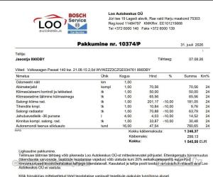 Черный Фольксваген Пассат 2015 в Рапла, объемом двигателя 2.00 л и пробегом 295 тыс. км за 8500 €, фото 15 на AUTOMOTO.COM.LV