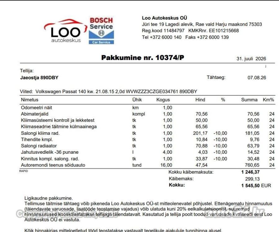 Черный Фольксваген Пассат 2015 в Рапла, объемом двигателя 2.00 л и пробегом 295 тыс. км за 8500 €, фото 15 на AUTOMOTO.COM.LV