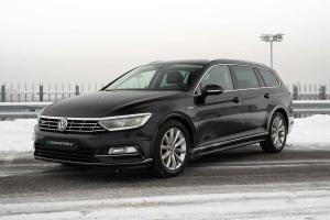 Black Volkswagen Passat 2016 in Vilnius, with an engine capacity of 1.97 L and mileage of 200 thousand km for 12500 €, photo  on AUTOMOTO.COM.LV