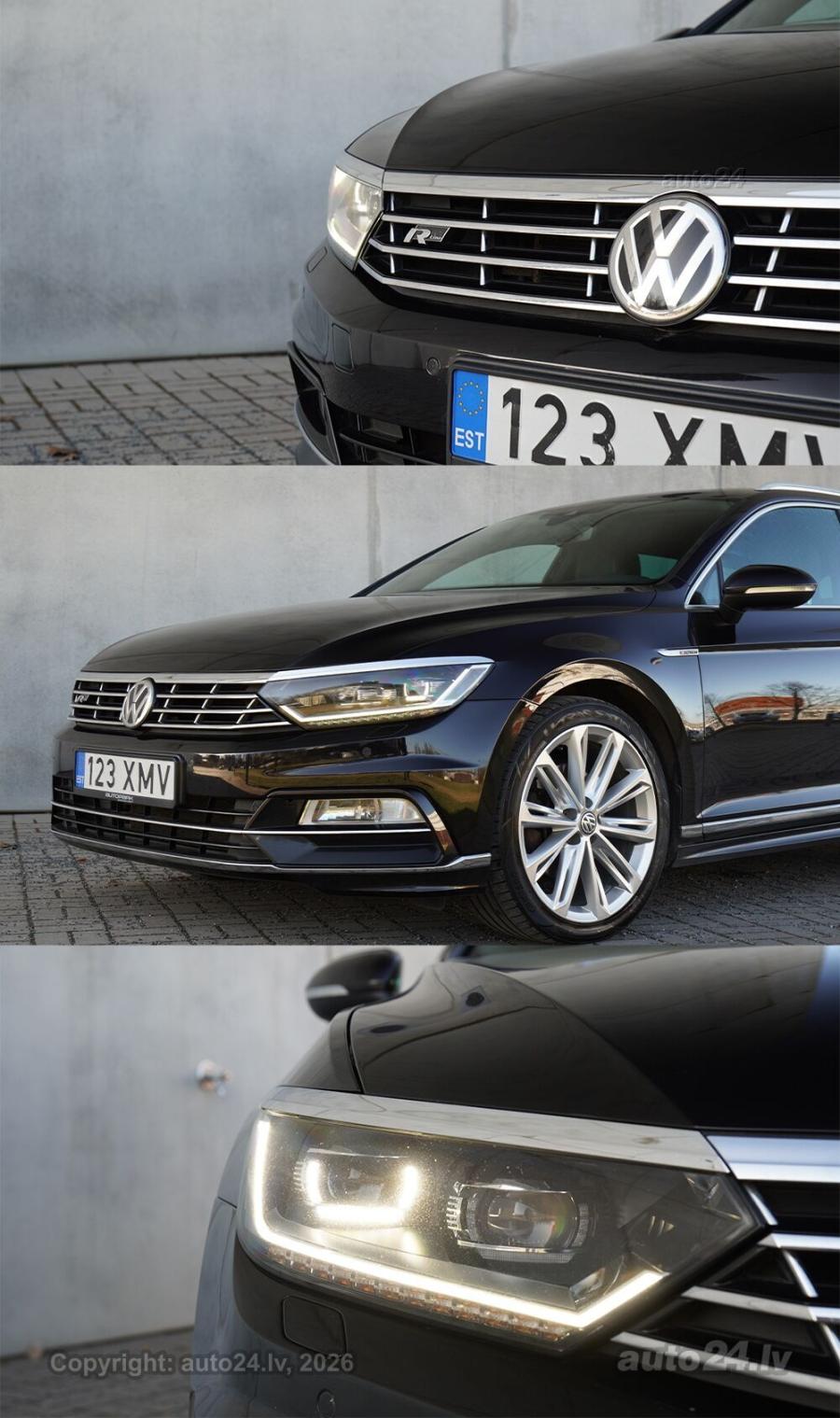 Black Volkswagen Passat 2016 in Tartu, with an engine capacity of 2.00 L and mileage of 313 thousand km for 13000 €, photo 6 on AUTOMOTO.COM.LV