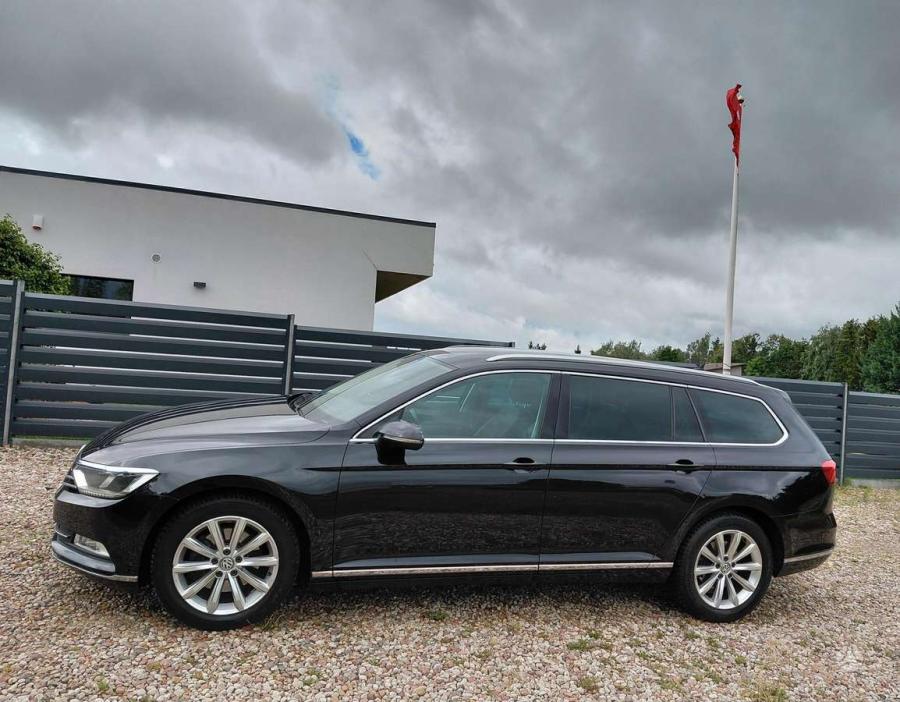 Black Volkswagen Passat 2016 in Vilkaviskis, with an engine capacity of 1.97 L and mileage of 276 thousand km for 7200 €, photo 5 on AUTOMOTO.COM.LV