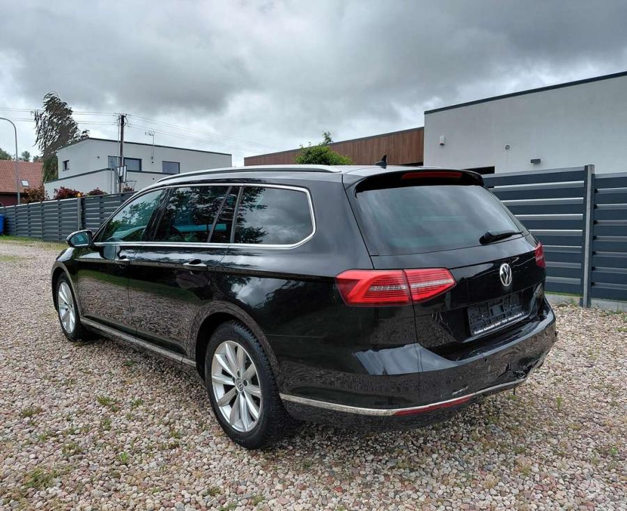 Black Volkswagen Passat 2016 in Vilkaviskis, with an engine capacity of 1.97 L and mileage of 276 thousand km for 7200 €, photo 6 on AUTOMOTO.COM.LV