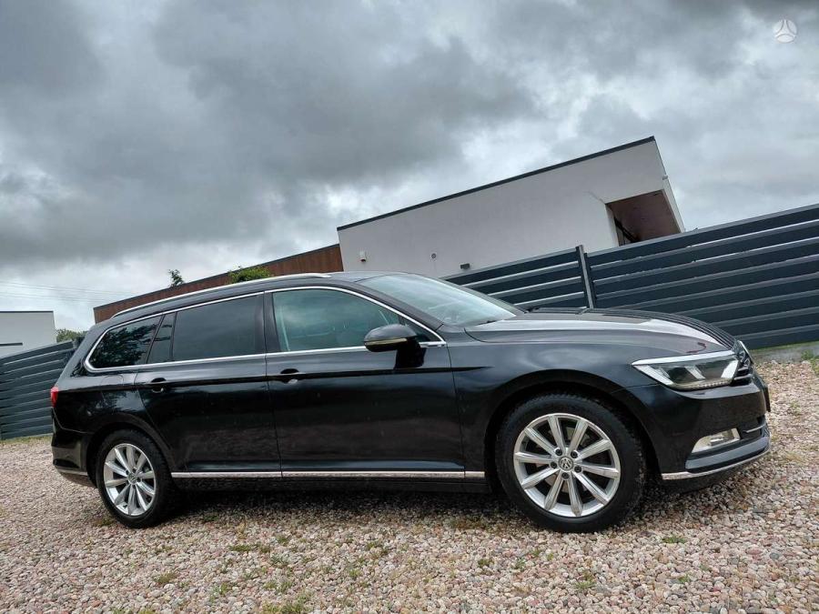 Black Volkswagen Passat 2016 in Vilkaviskis, with an engine capacity of 1.97 L and mileage of 276 thousand km for 7200 €, photo 15 on AUTOMOTO.COM.LV