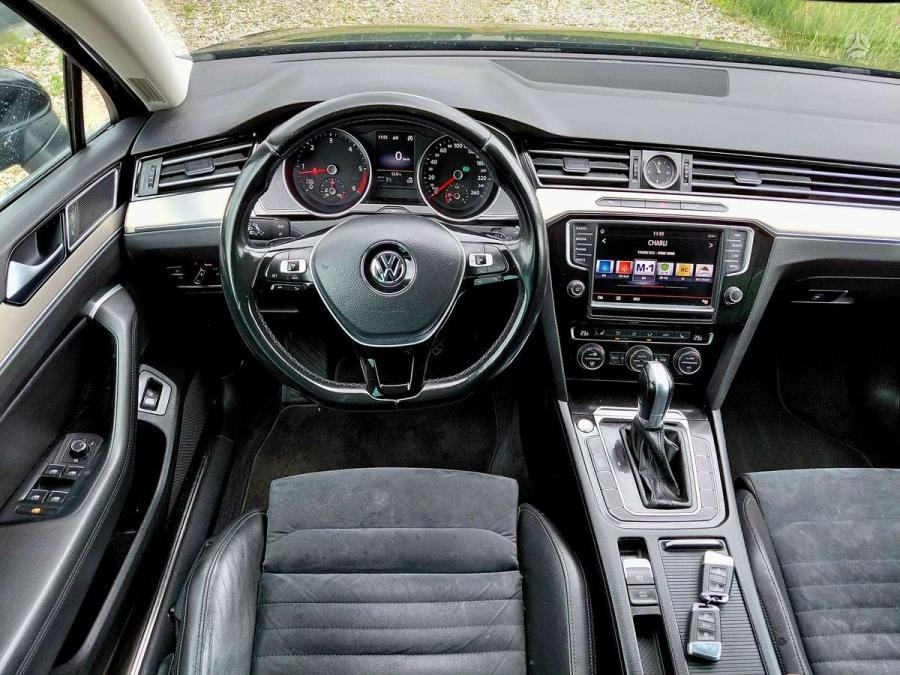 Black Volkswagen Passat 2016 in Vilkaviskis, with an engine capacity of 1.97 L and mileage of 276 thousand km for 7200 €, photo 26 on AUTOMOTO.COM.LV