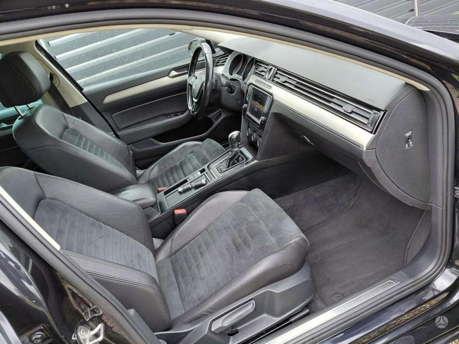 Black Volkswagen Passat 2016 in Vilkaviskis, with an engine capacity of 1.97 L and mileage of 276 thousand km for 7200 €, photo 29 on AUTOMOTO.COM.LV