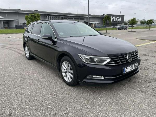Black Volkswagen Passat 2016 in Kaunas, with an engine capacity of 1.97 L and mileage of 342 thousand km for 5990 €, photo 2 on AUTOMOTO.COM.LV