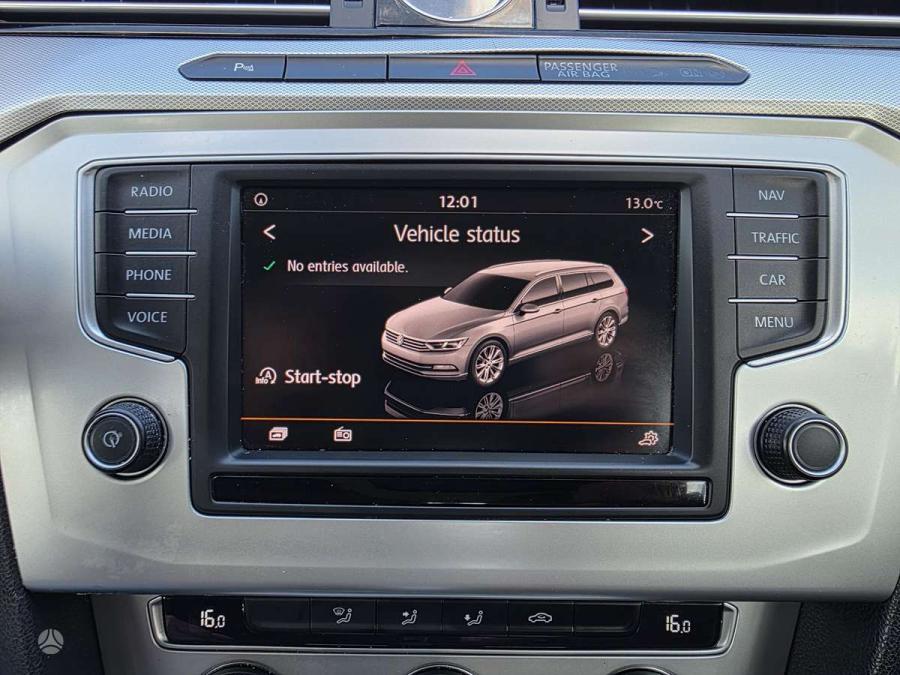 Melns Volkswagen Passat 2016 Telšiai, ar dzinēja tilpumu 1.60 L un nobraukumu 282 tūkst. km par 7650 €, foto 35 vietnē AUTOMOTO.COM.LV