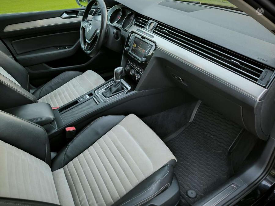Melns Volkswagen Passat 2016 Trakai, ar dzinēja tilpumu 1.97 L un nobraukumu 297 tūkst. km par 7690 €, foto 12 vietnē AUTOMOTO.COM.LV