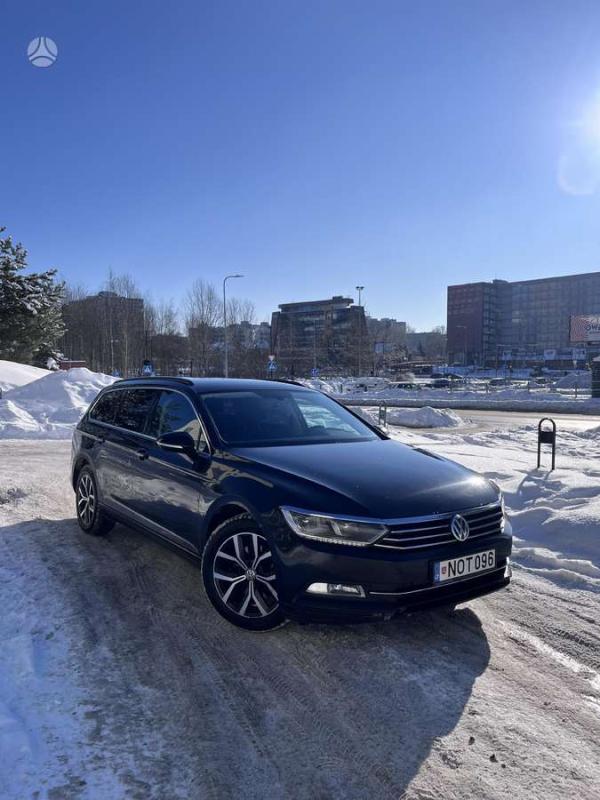Melns Volkswagen Passat 2017 Viļņa, ar dzinēja tilpumu 1.60 L un nobraukumu 337 tūkst. km par 8300 €, foto 1 vietnē AUTOMOTO.COM.LV