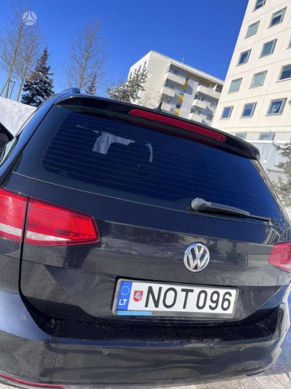 Melns Volkswagen Passat 2017 Viļņa, ar dzinēja tilpumu 1.60 L un nobraukumu 337 tūkst. km par 8300 €, foto 7 vietnē AUTOMOTO.COM.LV