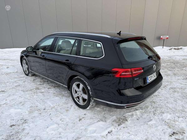 Black Volkswagen Passat 2017 in Kaunas, with an engine capacity of 1.40 L and mileage of 191 thousand km for 9900 €, photo 6 on AUTOMOTO.COM.LV