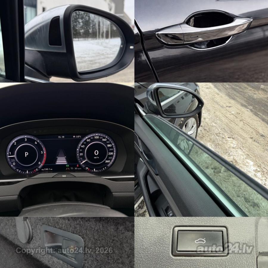 Black Volkswagen Passat 2017 in Tallinn, with an engine capacity of 2.00 L and mileage of 240 thousand km for 13900 €, photo 13 on AUTOMOTO.COM.LV