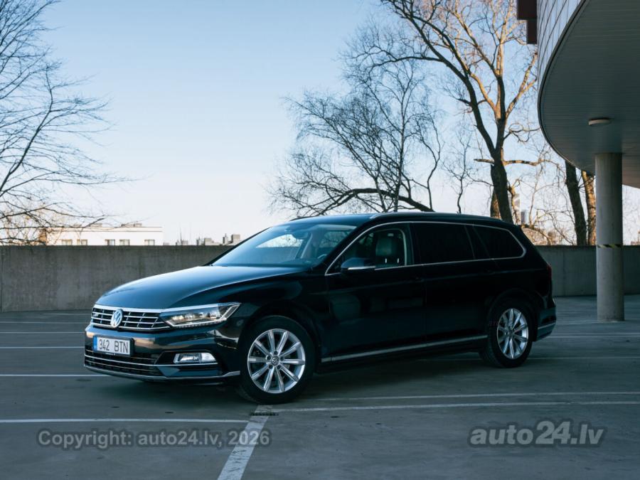 Black Volkswagen Passat 2017 in Tallinn, with an engine capacity of 1.40 L and mileage of 136 thousand km for 16500 €, photo 1 on AUTOMOTO.COM.LV