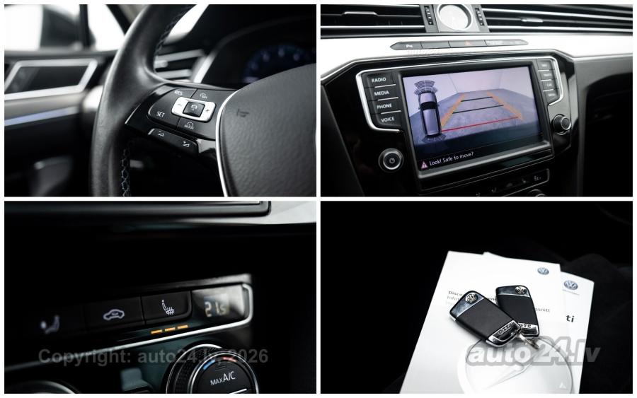 Black Volkswagen Passat 2017 in Tallinn, with an engine capacity of 1.40 L and mileage of 199 thousand km for 11999 €, photo 15 on AUTOMOTO.COM.LV