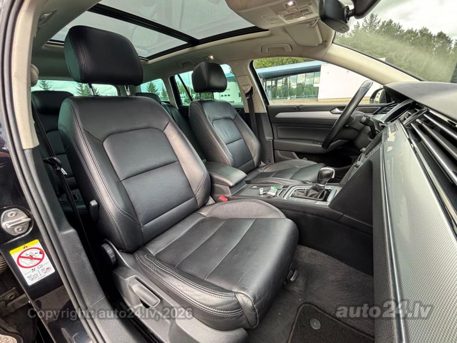 Black Volkswagen Passat 2017 in Paide, with an engine capacity of 1.60 L and mileage of 286 thousand km for 9290 €, photo 11 on AUTOMOTO.COM.LV