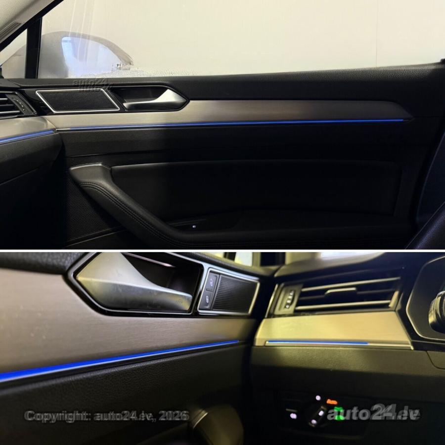 Black Volkswagen Passat 2017 in Tallinn, with an engine capacity of 1.40 L and mileage of 255 thousand km for 9490 €, photo 20 on AUTOMOTO.COM.LV
