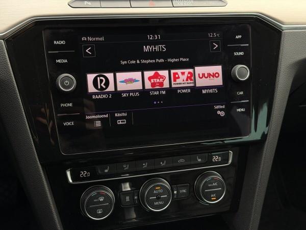 Black Volkswagen Passat 2017 in Parnu, with an engine capacity of 2.00 L and mileage of 185 thousand km for 16900 €, photo 11 on AUTOMOTO.COM.LV