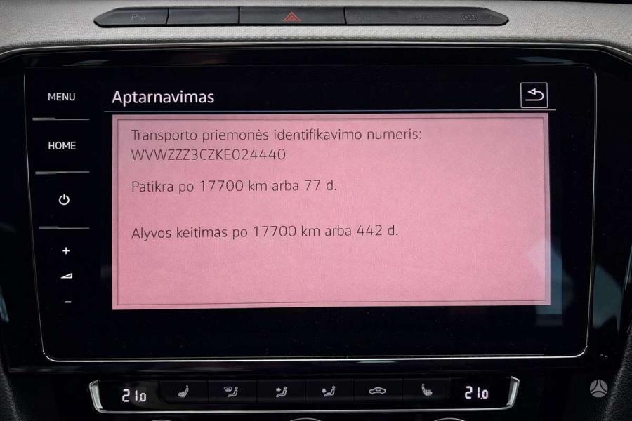 Melns Volkswagen Passat 2018 Marijampole, ar dzinēja tilpumu 1.97 L un nobraukumu 196 tūkst. km par 16698 €, foto 21 vietnē AUTOMOTO.COM.LV