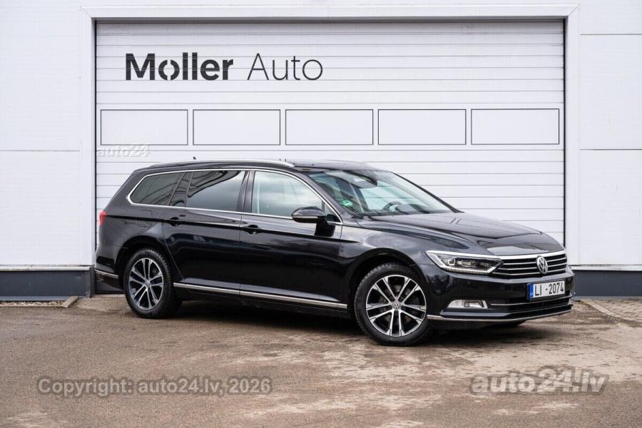 Black Volkswagen Passat 2018 in Riga, with an engine capacity of 2.00 L and mileage of 252 thousand km for 13550 €, photo 2 on AUTOMOTO.COM.LV