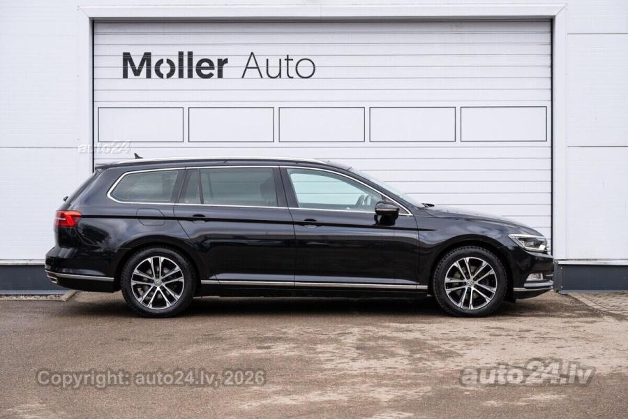 Black Volkswagen Passat 2018 in Riga, with an engine capacity of 2.00 L and mileage of 252 thousand km for 13550 €, photo 5 on AUTOMOTO.COM.LV