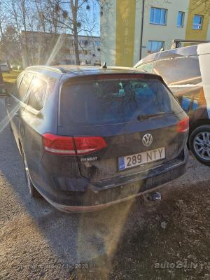 Black Volkswagen Passat 2018 in Tallinn, with an engine capacity of 2.00 L and mileage of 180 thousand km for 12500 €, photo 4 on AUTOMOTO.COM.LV