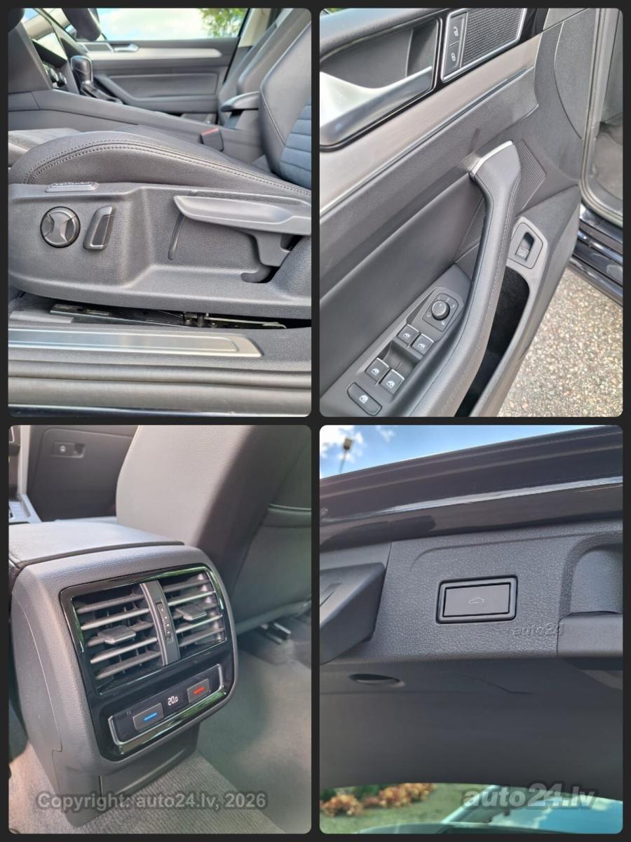 Black Volkswagen Passat 2018 in Tallinn, with an engine capacity of 1.80 L and mileage of 95 thousand km for 20500 €, photo 12 on AUTOMOTO.COM.LV