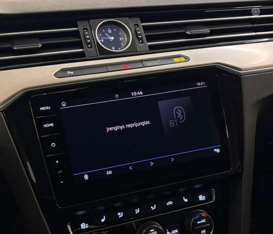 Melns Volkswagen Passat 2018 Marijampole, ar dzinēja tilpumu 1.97 L un nobraukumu 219 tūkst. km par 13950 €, foto 20 vietnē AUTOMOTO.COM.LV