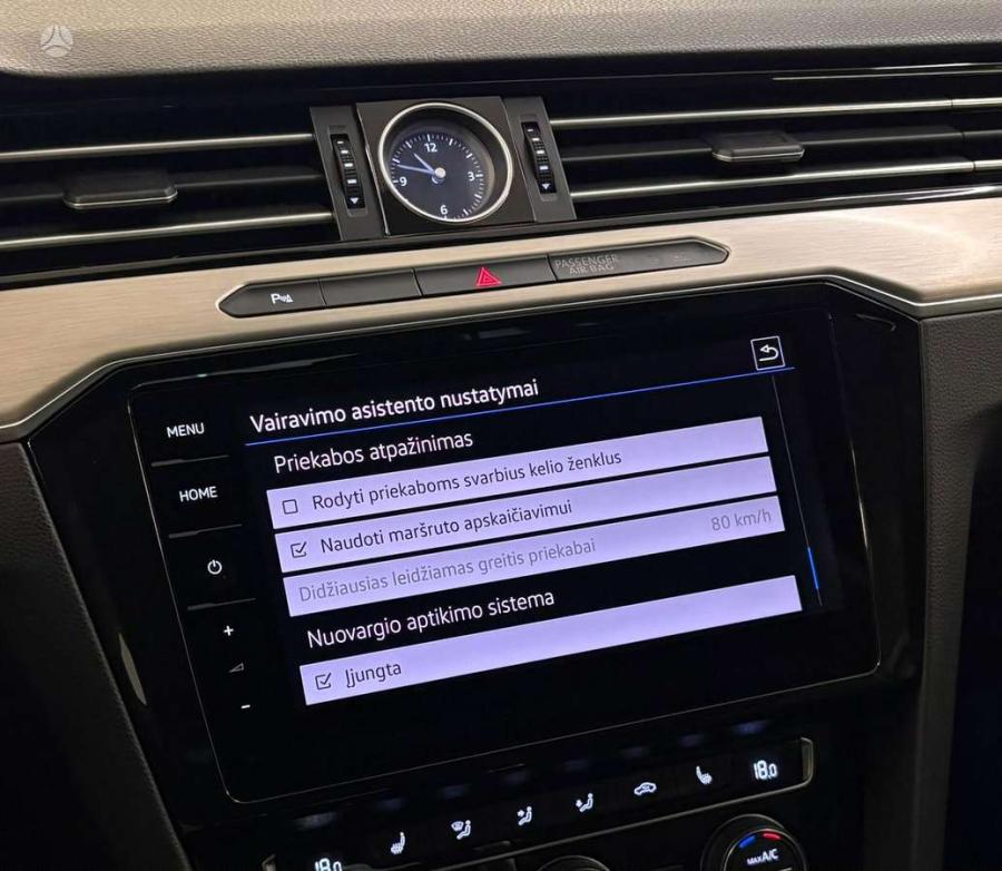 Melns Volkswagen Passat 2018 Marijampole, ar dzinēja tilpumu 1.97 L un nobraukumu 219 tūkst. km par 13950 €, foto 30 vietnē AUTOMOTO.COM.LV