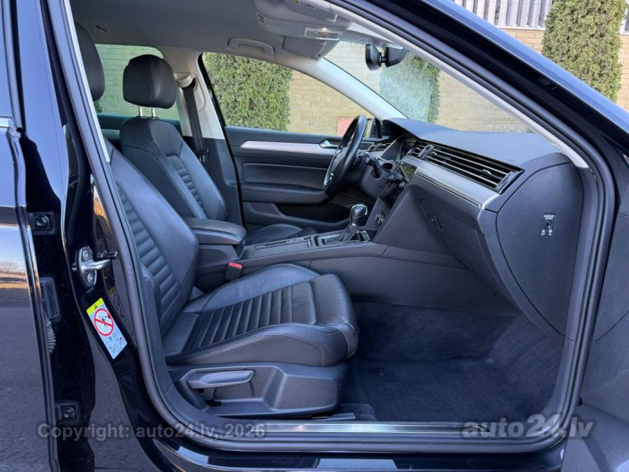 Black Volkswagen Passat 2019 in Tartu, with an engine capacity of 2.00 L and mileage of 198 thousand km for 18950 €, photo 6 on AUTOMOTO.COM.LV