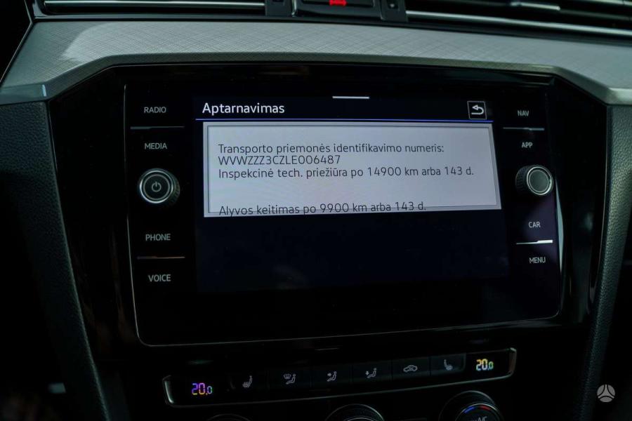 Melns Volkswagen Passat 2019 Viļņa, ar dzinēja tilpumu 1.50 L un nobraukumu 180 tūkst. km par 13500 €, foto 36 vietnē AUTOMOTO.COM.LV