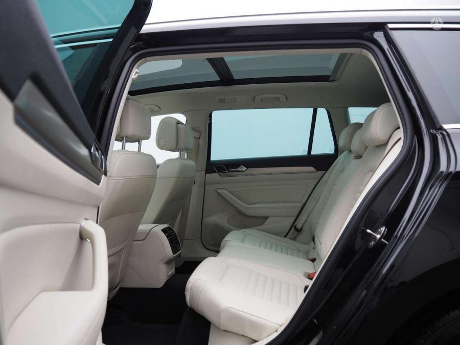Black Volkswagen Passat 2019 in Vilnius, with an engine capacity of 1.80 L and mileage of 173 thousand km for 14300 €, photo 15 on AUTOMOTO.COM.LV
