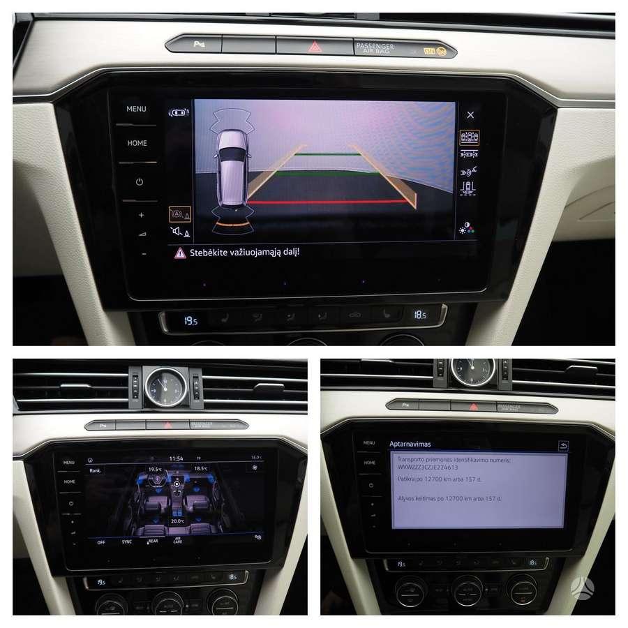Black Volkswagen Passat 2019 in Vilnius, with an engine capacity of 1.80 L and mileage of 173 thousand km for 14300 €, photo 21 on AUTOMOTO.COM.LV