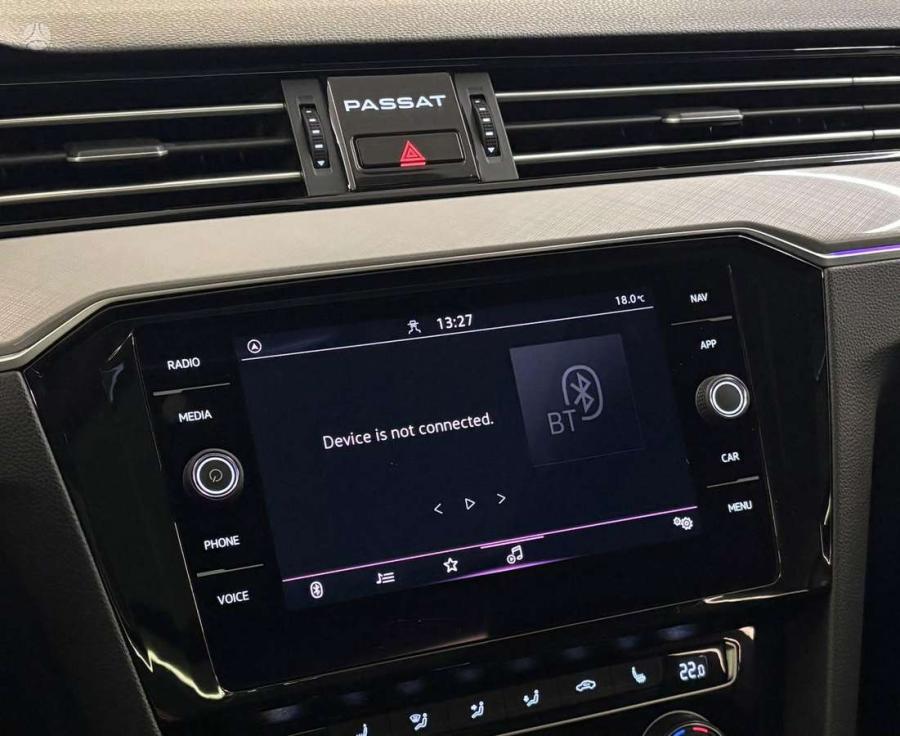 Melns Volkswagen Passat 2019 Marijampole, ar dzinēja tilpumu 1.97 L un nobraukumu 278 tūkst. km par 13500 €, foto 13 vietnē AUTOMOTO.COM.LV