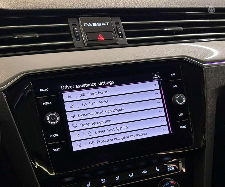 Melns Volkswagen Passat 2019 Marijampole, ar dzinēja tilpumu 1.97 L un nobraukumu 278 tūkst. km par 13500 €, foto 15 vietnē AUTOMOTO.COM.LV