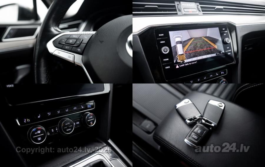 Black Volkswagen Passat 2020 in Tallinn, with an engine capacity of 2.00 L and mileage of 196 thousand km for 15999 €, photo 13 on AUTOMOTO.COM.LV