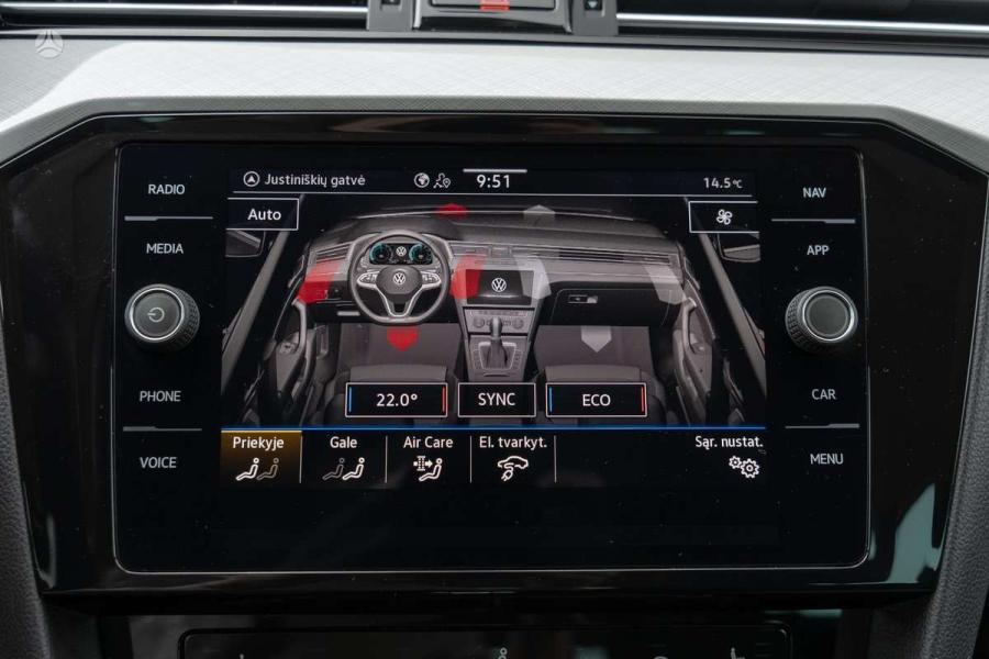 Melns Volkswagen Passat 2020 Viļņa, ar dzinēja tilpumu 1.40 L un nobraukumu 106 tūkst. km par 16500 €, foto 23 vietnē AUTOMOTO.COM.LV