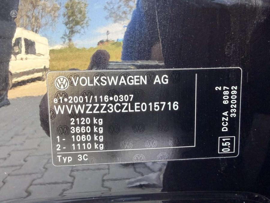 Melns Volkswagen Passat 2020 Viļņa, ar dzinēja tilpumu 1.60 L un nobraukumu 115 tūkst. km par 14950 €, foto 12 vietnē AUTOMOTO.COM.LV