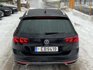 Black Volkswagen Passat 2021 in Vilnius, with an engine capacity of 1.40 L and mileage of 119 thousand km for 20500 €, photo 6 on AUTOMOTO.COM.LV