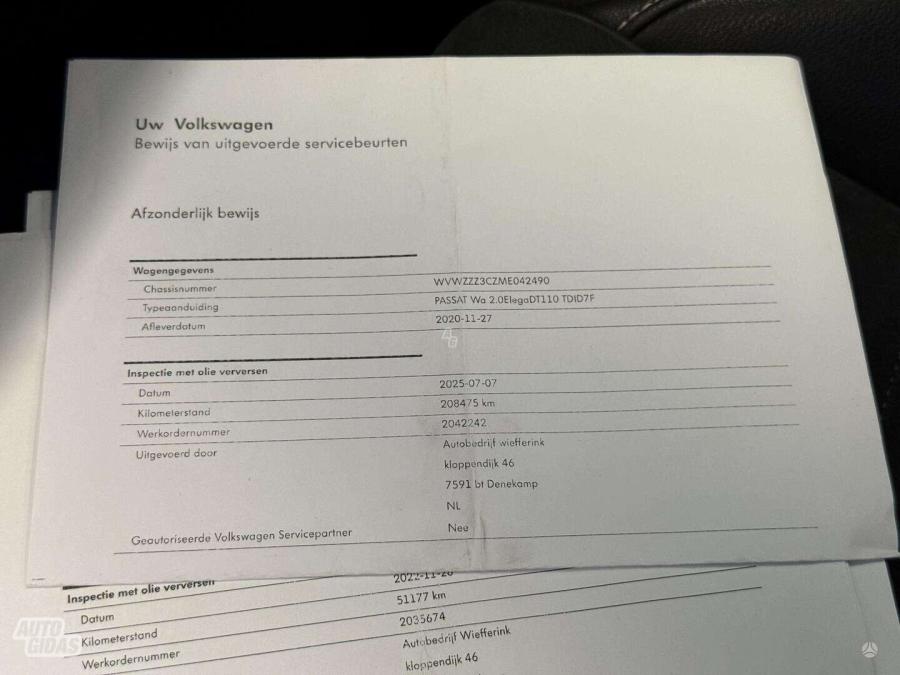 Melns Volkswagen Passat 2021 Klaipėda, ar dzinēja tilpumu 2.00 L un nobraukumu 247 tūkst. km par 16900 €, foto 19 vietnē AUTOMOTO.COM.LV