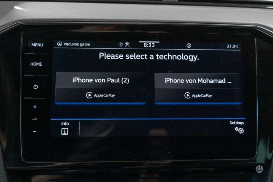 Black Volkswagen Passat 2021 in Vilnius, with an engine capacity of 1.40 L and mileage of 146 thousand km for 18900 €, photo 14 on AUTOMOTO.COM.LV