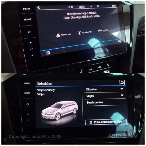 Black Volkswagen Passat 2022 in Tartu, with an engine capacity of 2.00 L and mileage of 194 thousand km for 17990 €, photo 11 on AUTOMOTO.COM.LV