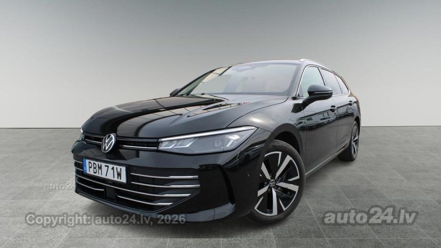 Black Volkswagen Passat 2024 in Parnu, with an engine capacity of 2.00 L and mileage of 54 thousand km for 36000 €, photo 1 on AUTOMOTO.COM.LV