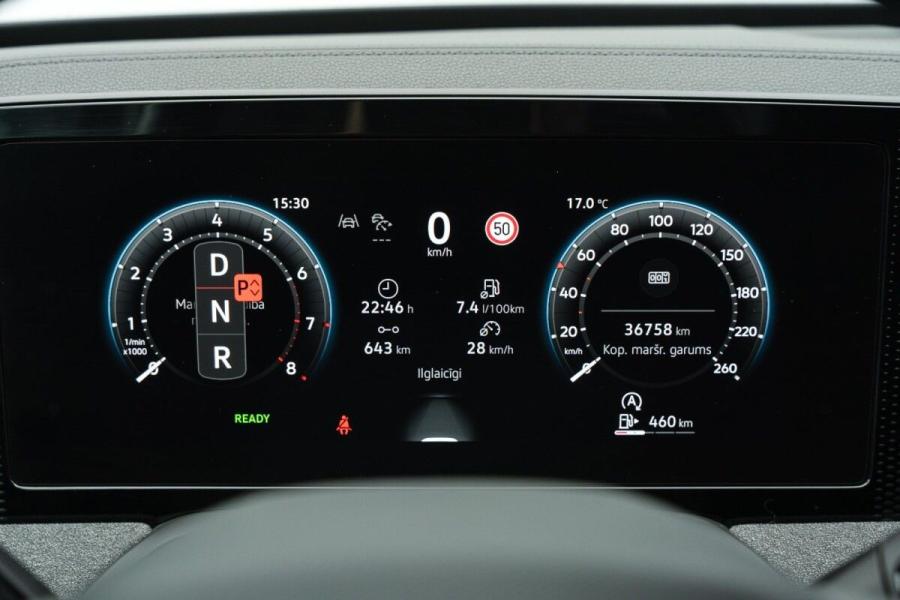 Black Volkswagen Passat 2024 in Riga, with an engine capacity of 1.50 L and mileage of 37 thousand km for 26800 €, photo 14 on AUTOMOTO.COM.LV