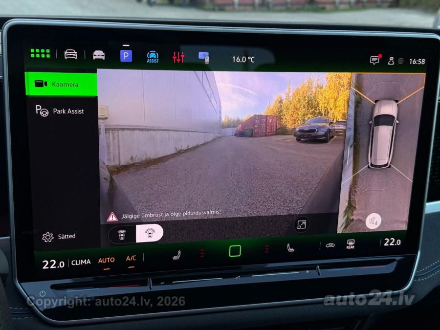 Черный Фольксваген Пассат 2024 в Пярну, объемом двигателя 1.50 л и пробегом 58 тыс. км за 36900 €, фото 11 на AUTOMOTO.COM.LV