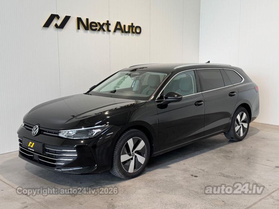 Black Volkswagen Passat 2025 in Tartu, with an engine capacity of 1.50 L and mileage of 43 thousand km for 27490 €, photo 1 on AUTOMOTO.COM.LV