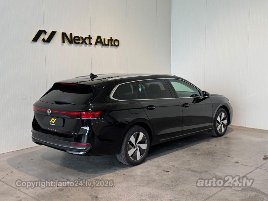 Black Volkswagen Passat 2025 in Tartu, with an engine capacity of 1.50 L and mileage of 43 thousand km for 27490 €, photo 3 on AUTOMOTO.COM.LV