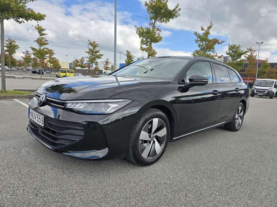 Black Volkswagen Passat 2025 in Klaipeda, with an engine capacity of 1.50 L and mileage of 33 thousand km for 28200 €, photo 1 on AUTOMOTO.COM.LV