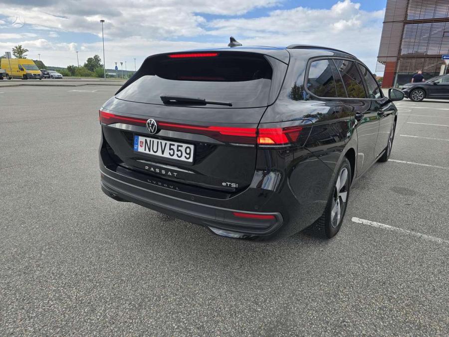 Black Volkswagen Passat 2025 in Klaipeda, with an engine capacity of 1.50 L and mileage of 33 thousand km for 28200 €, photo 9 on AUTOMOTO.COM.LV
