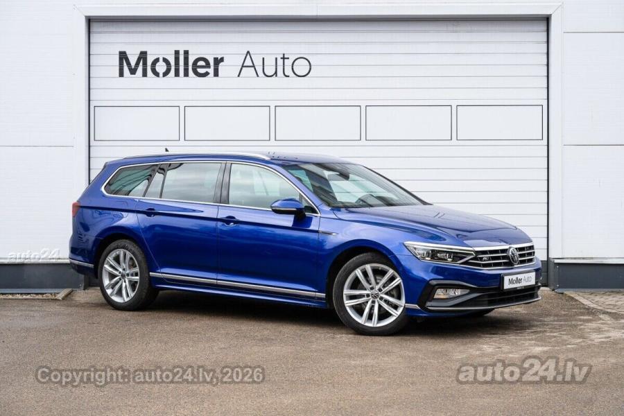 Blue Volkswagen Passat 2021 in Riga, with an engine capacity of 2.00 L and mileage of 162 thousand km for 24236 €, photo 2 on AUTOMOTO.COM.LV